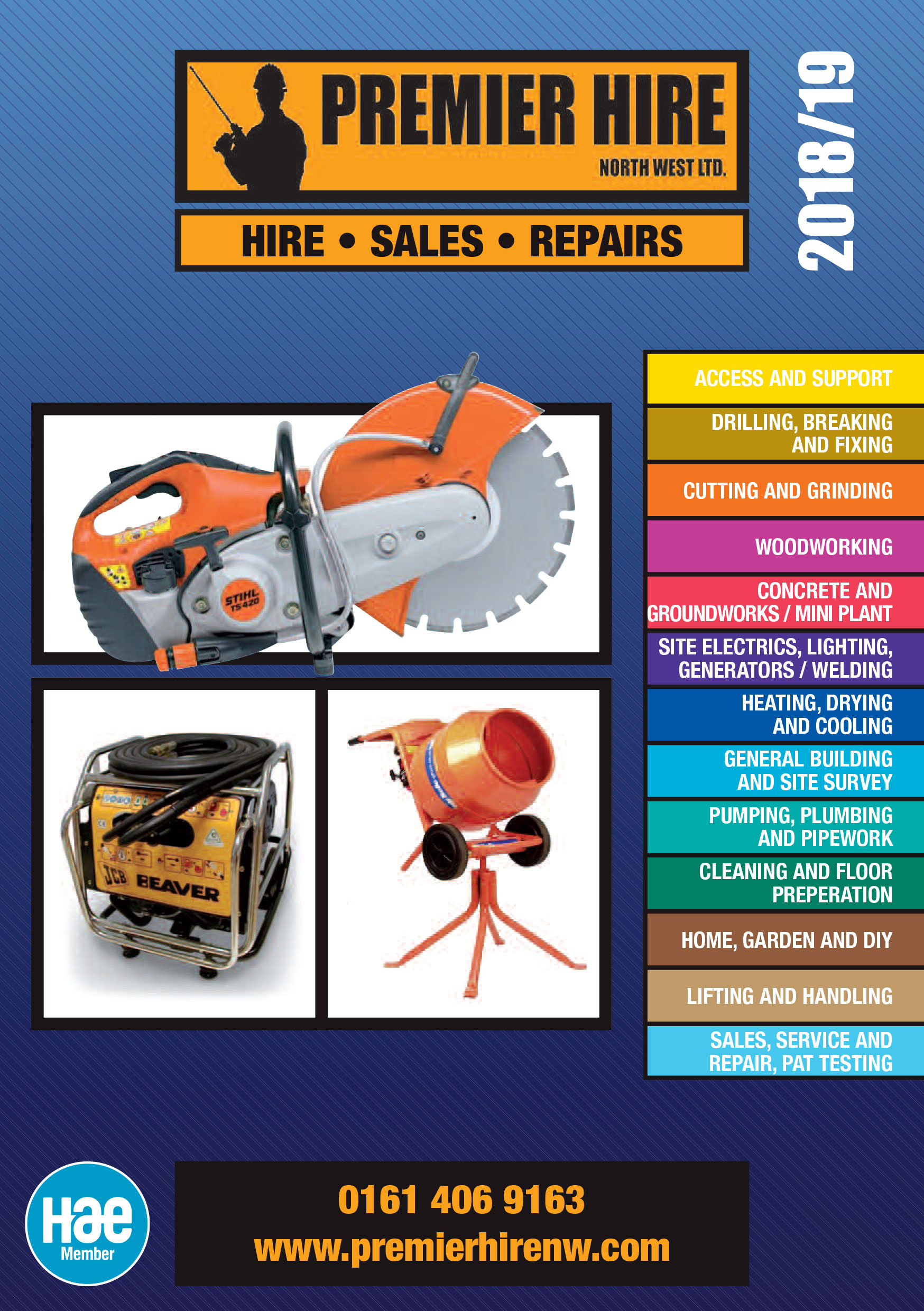 Premier Hire NW | Hire, Sales and Repairs